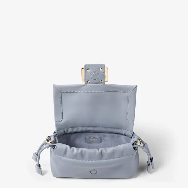 Fendi Baguette® Soft Small Airforce Blue Nappa Leather Mini-bag